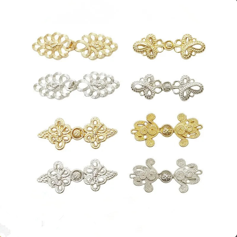 🧵 Elegant Chinese Knot Button Closures – Distinct Pk