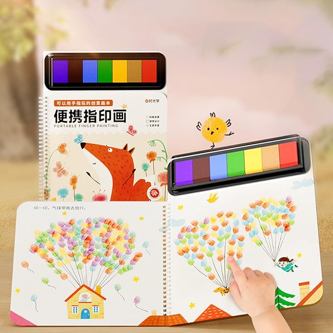 Finger Colouring Book – Distinct Pk