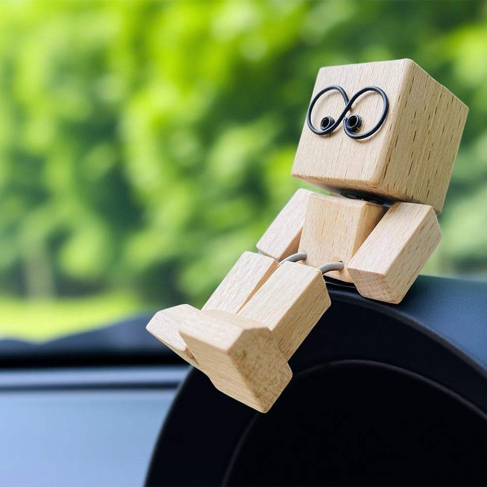 Handcrafted Wooden Block Buddy Figurines🌲 – Distinct Pk