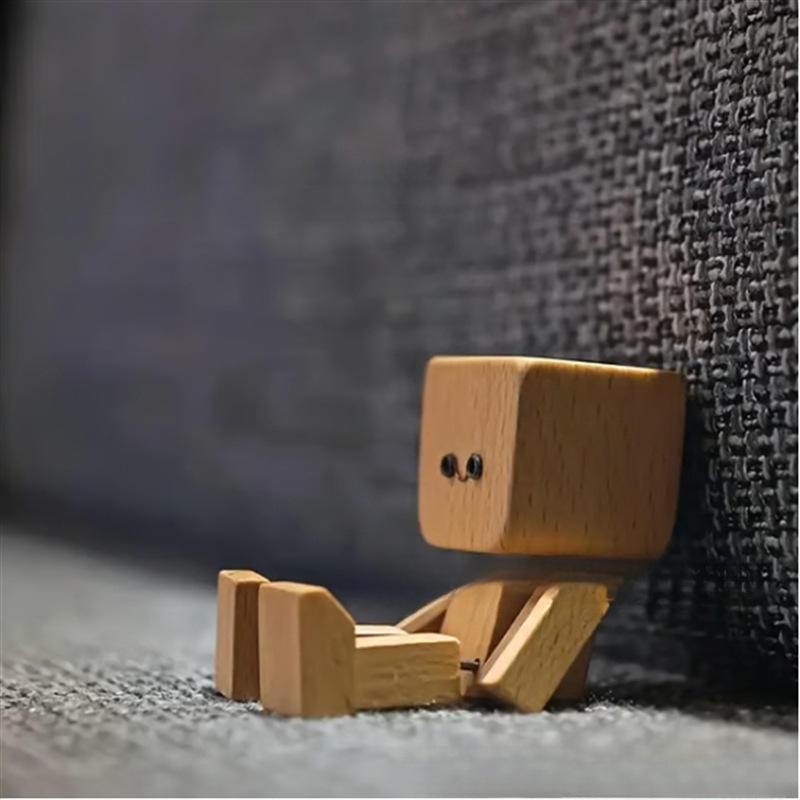 Handcrafted Wooden Block Buddy Figurines🌲 – Distinct Pk