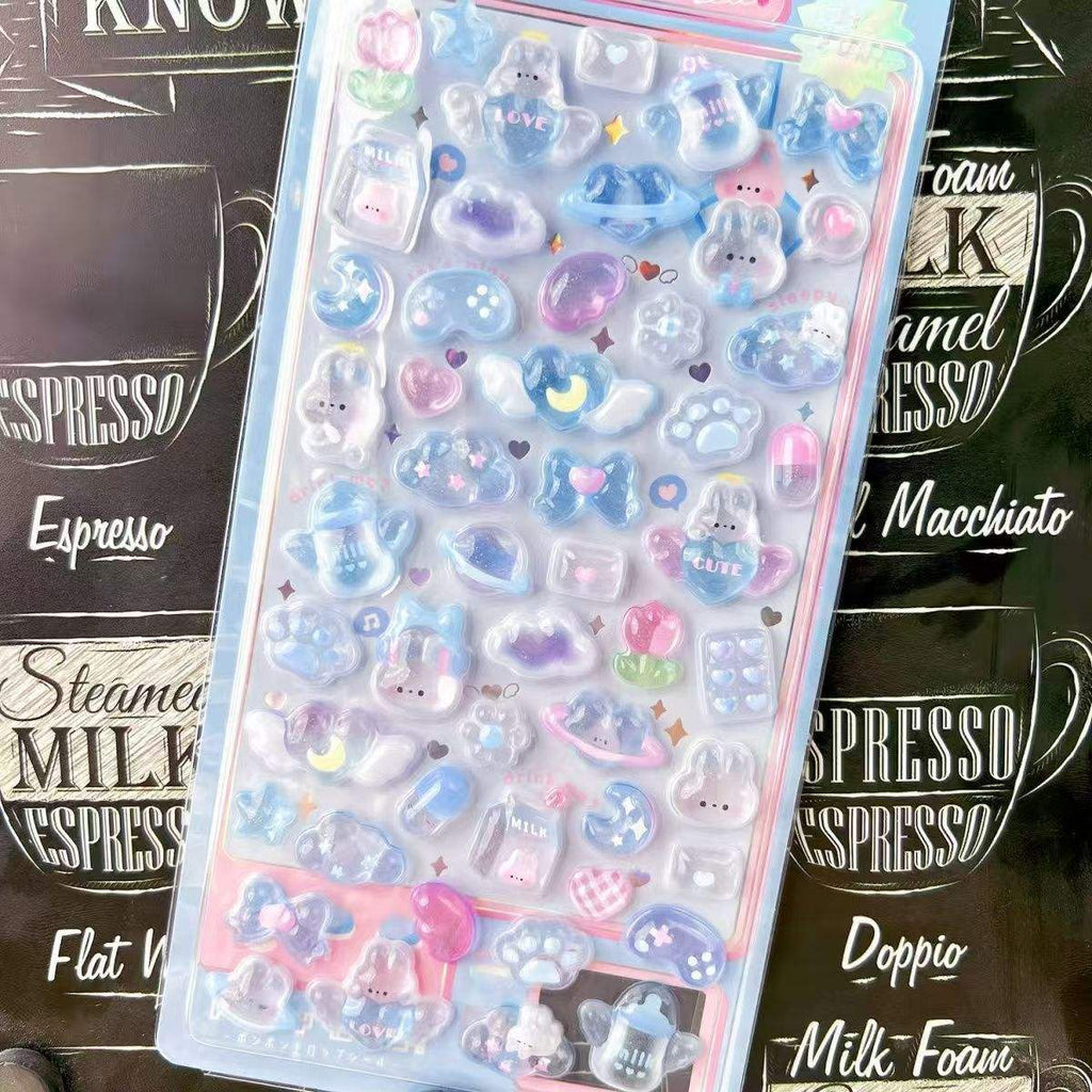 3D Puffy Stickers 🌈 | Cute & Colorful Decoration Magic – Distinct Pk
