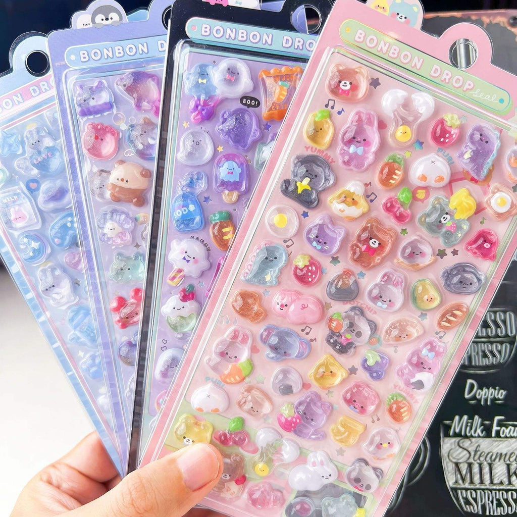 3D Puffy Stickers 🌈 | Cute & Colorful Decoration Magic – Distinct Pk